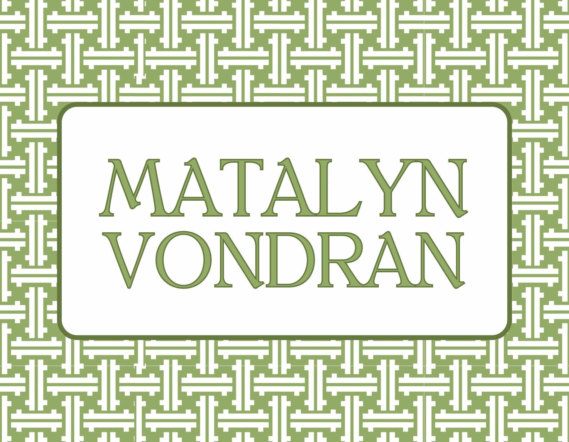 UPDATED 2025 Custom Mahjong Card Stickers, Monogrammed, PRINTED - Etsy