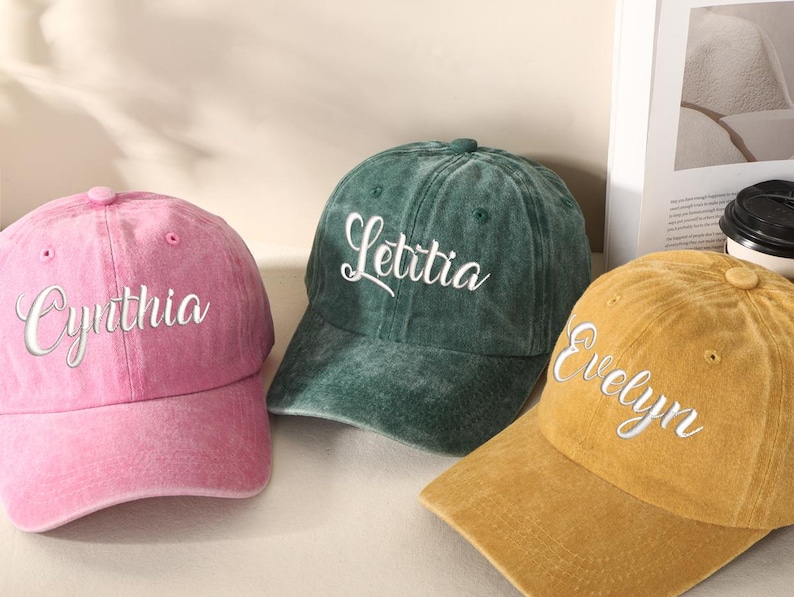 Custom Embroidered Hat,personalized Date,gift for New Grandma Grandpa ...