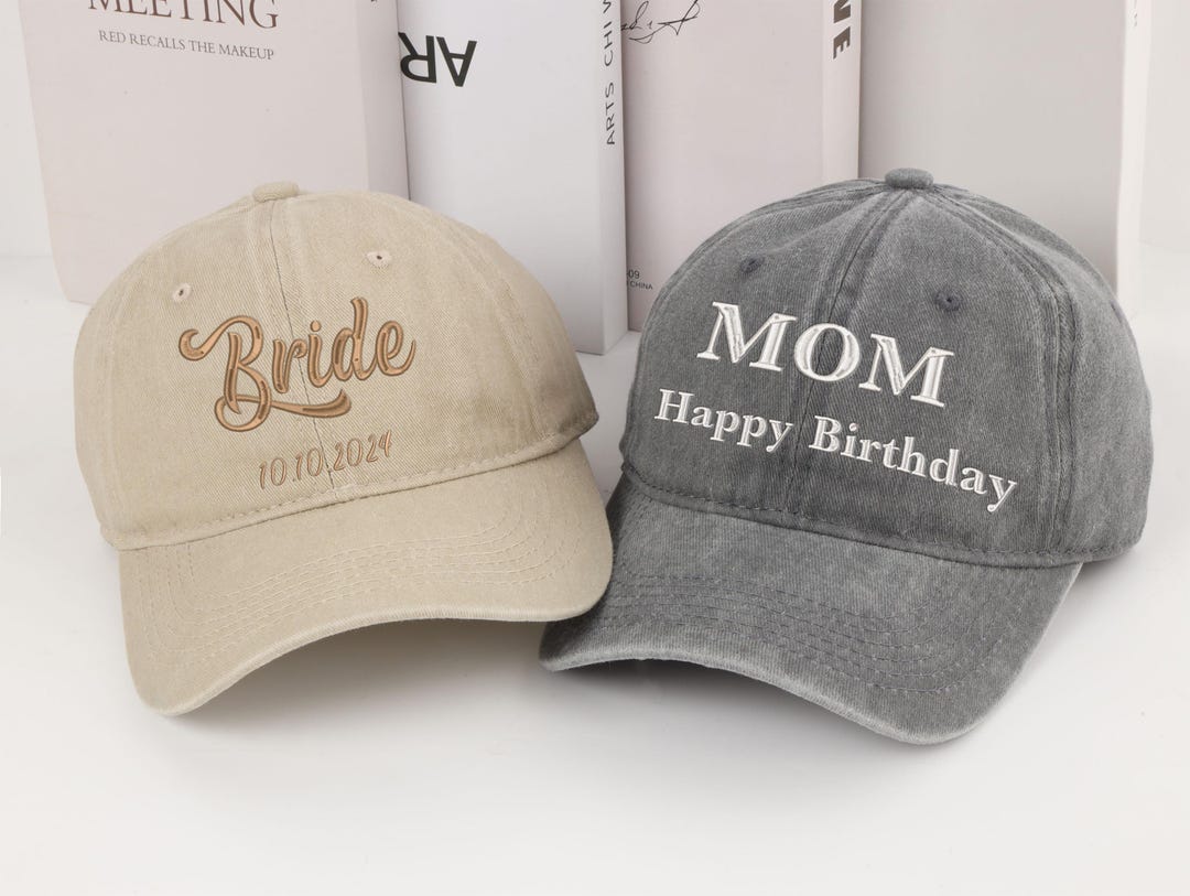 Personalized Embroidered Hat, Custom Bachelorette Party Hat, Bridal ...