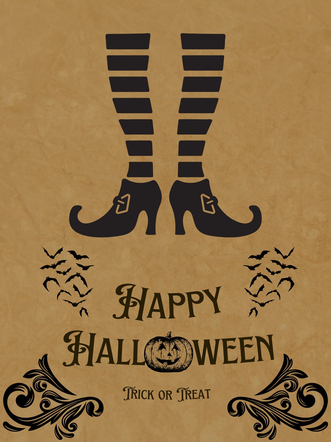 Editable Halloween Poster, Text Poster, Halloween Party, Digital Poster ...