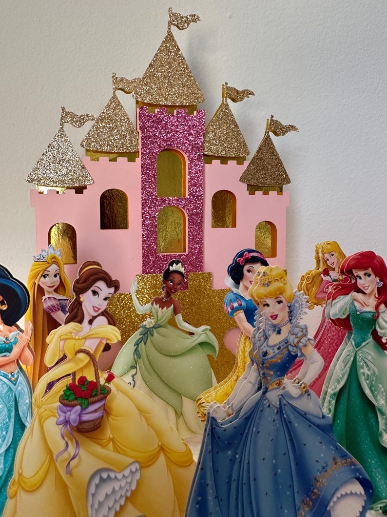 Disney Princess Cake Topper - Princess Party - Princess Birthday ...