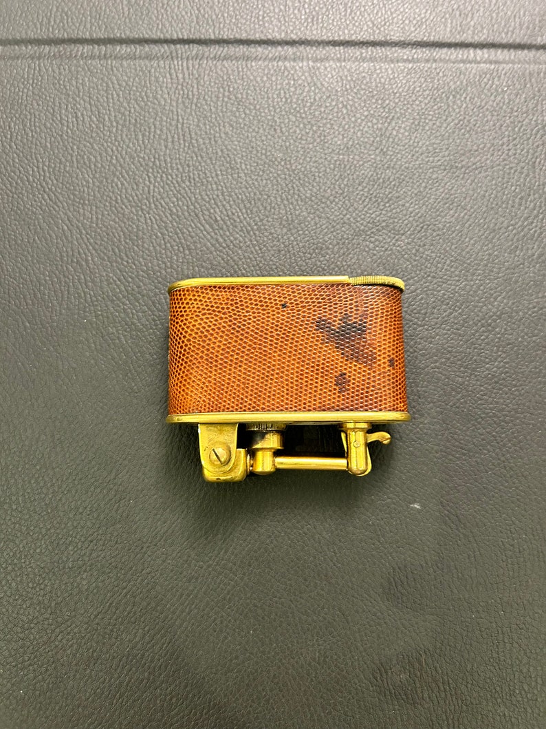 Lancel 1930'S Brown Lack Made in France Table Desk Lıghter Rare - Etsy