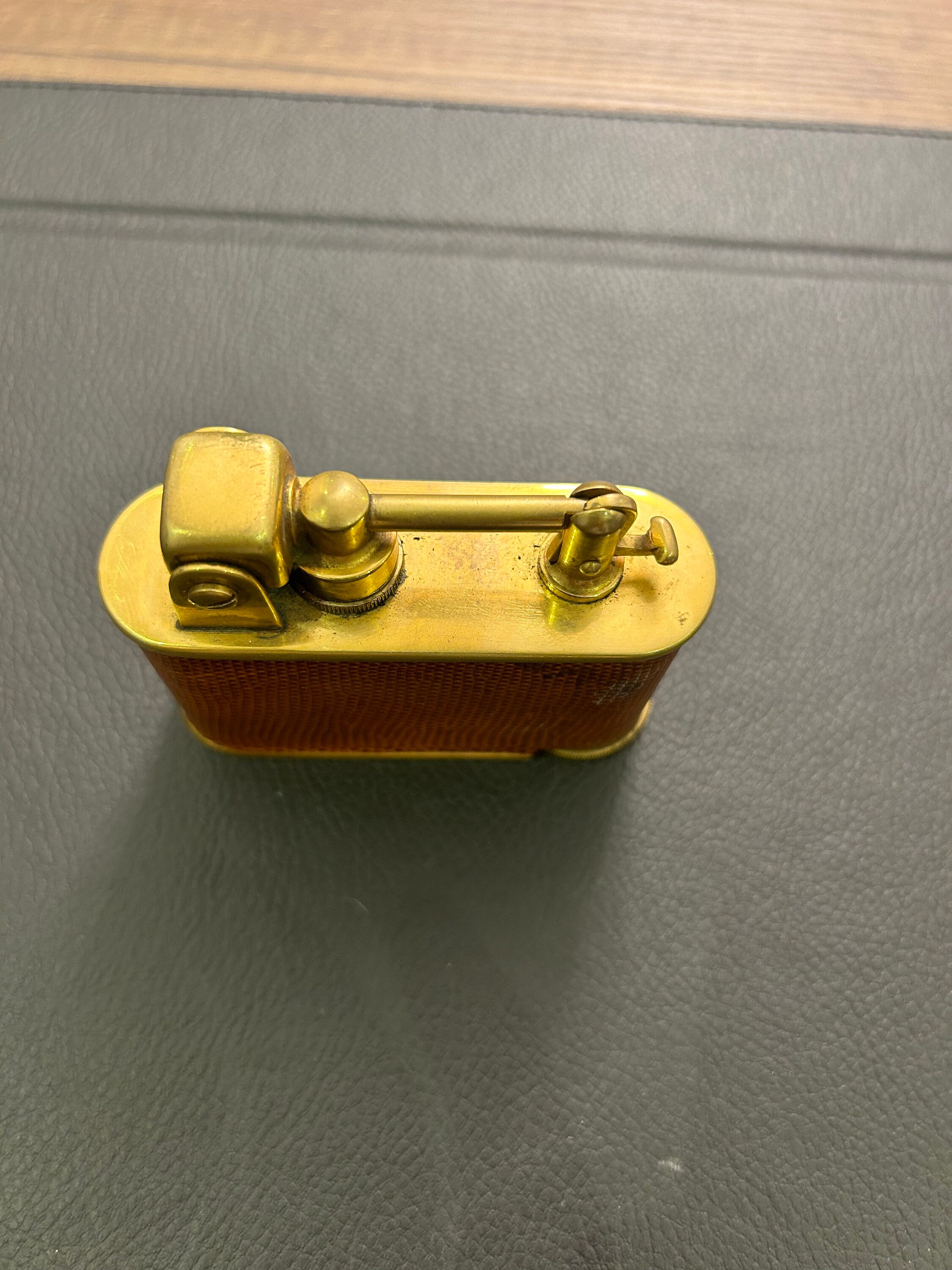 Lancel 1930'S Brown Lack Made in France Table Desk Lıghter Rare - Etsy