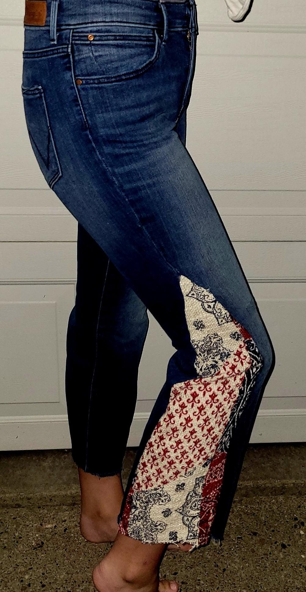 Gorgeous Panel Jeans! Vintage Style, Bold and Beautiful Retro Women’s ...