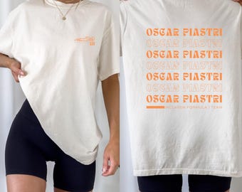 Oscar Piastri Eras Tour Tee V1 F1 Racing Fan Shirt Unisex Formula 1 ...