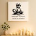 Inhale Exhale, Funny Cat Posters, Funky Poster Print, Funny Cat Meme ...