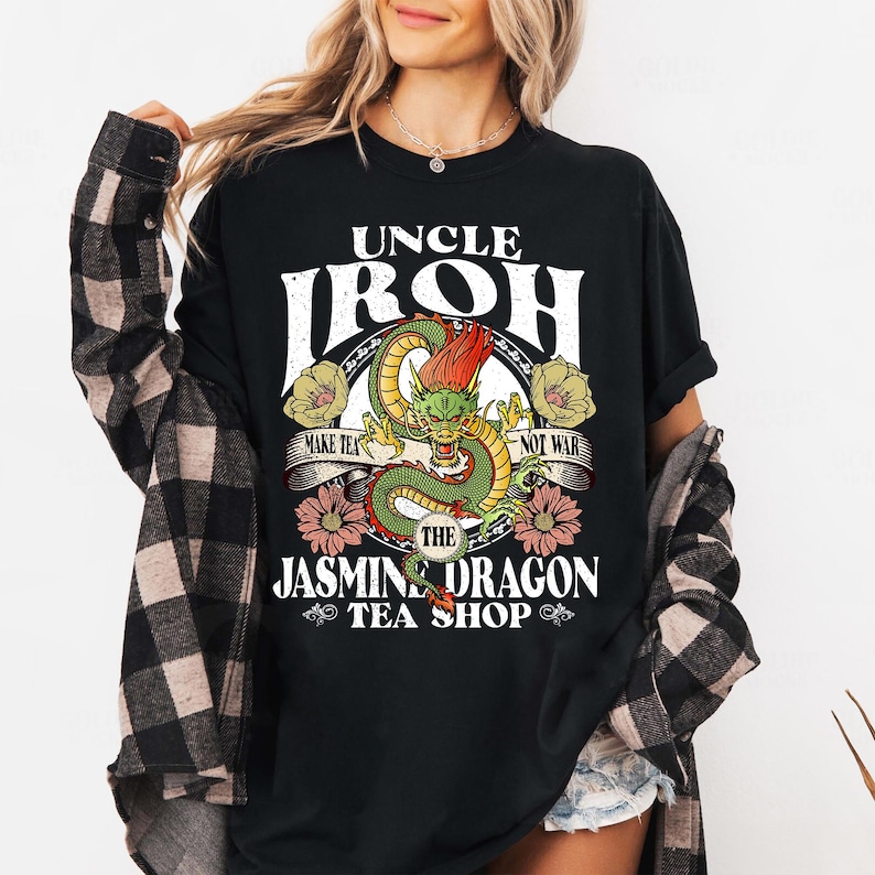 Uncle Iroh Jasmine Dragon Tea House Shirt - Avatar the Last Airbender ...