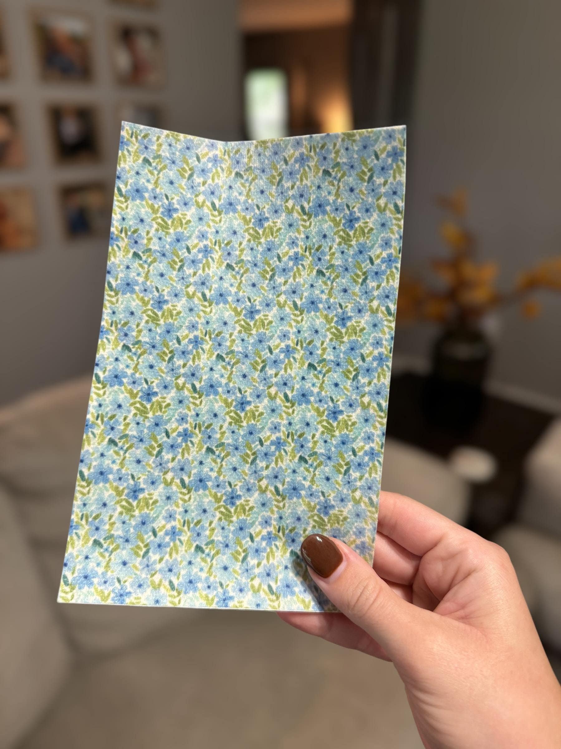 Blue Floral NG Tube Tape, Nasogastric Tube Tape, NJ Tube Tape, G-tube ...