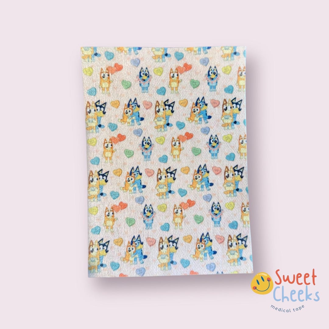 Bluey Valentine’s NG Tubie Tape, Nasogastric Tube Tape, NJ Tube Tape, G ...