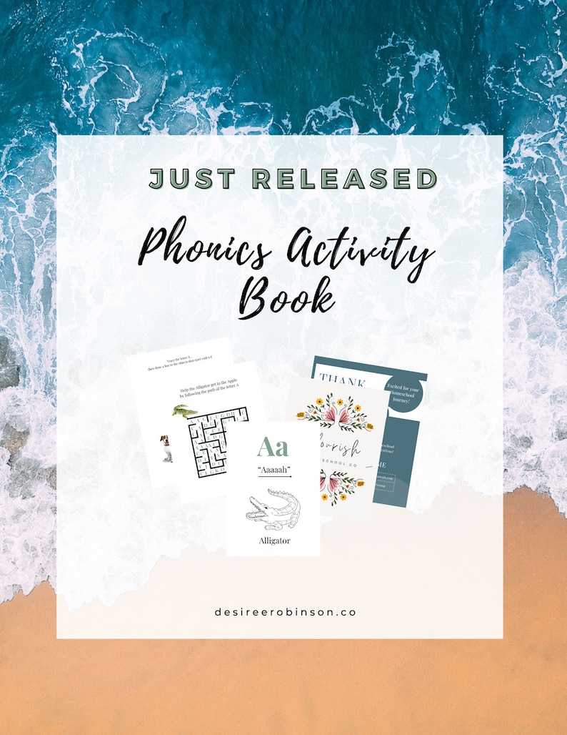 Phonics Alphabet Activity Workbook | Phonics Worksheets, Phonics Games ...