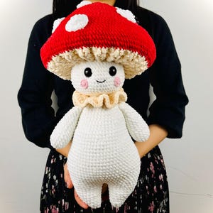 Mushroom Guy Crochet Pattern: Amigurumi Doll With Hat (PDF Pattern) - Etsy