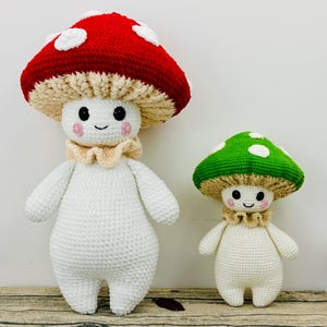 Mushroom Guy Crochet Pattern: Amigurumi Doll With Hat (PDF Pattern) - Etsy