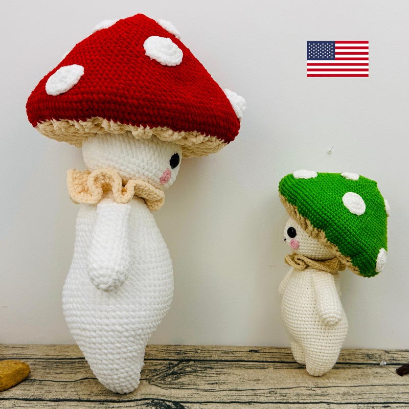 Mushroom Mini Crochet - Etsy