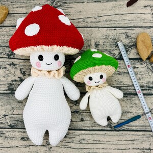 Mushroom Guy Crochet Pattern: Amigurumi Doll With Hat (PDF Pattern) - Etsy