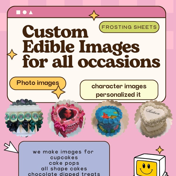 Sugar Icing Sheet - Etsy