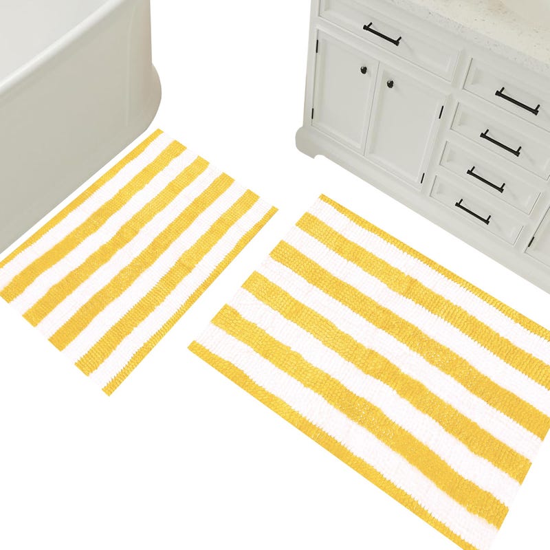 Yellow Bath Mat - Etsy