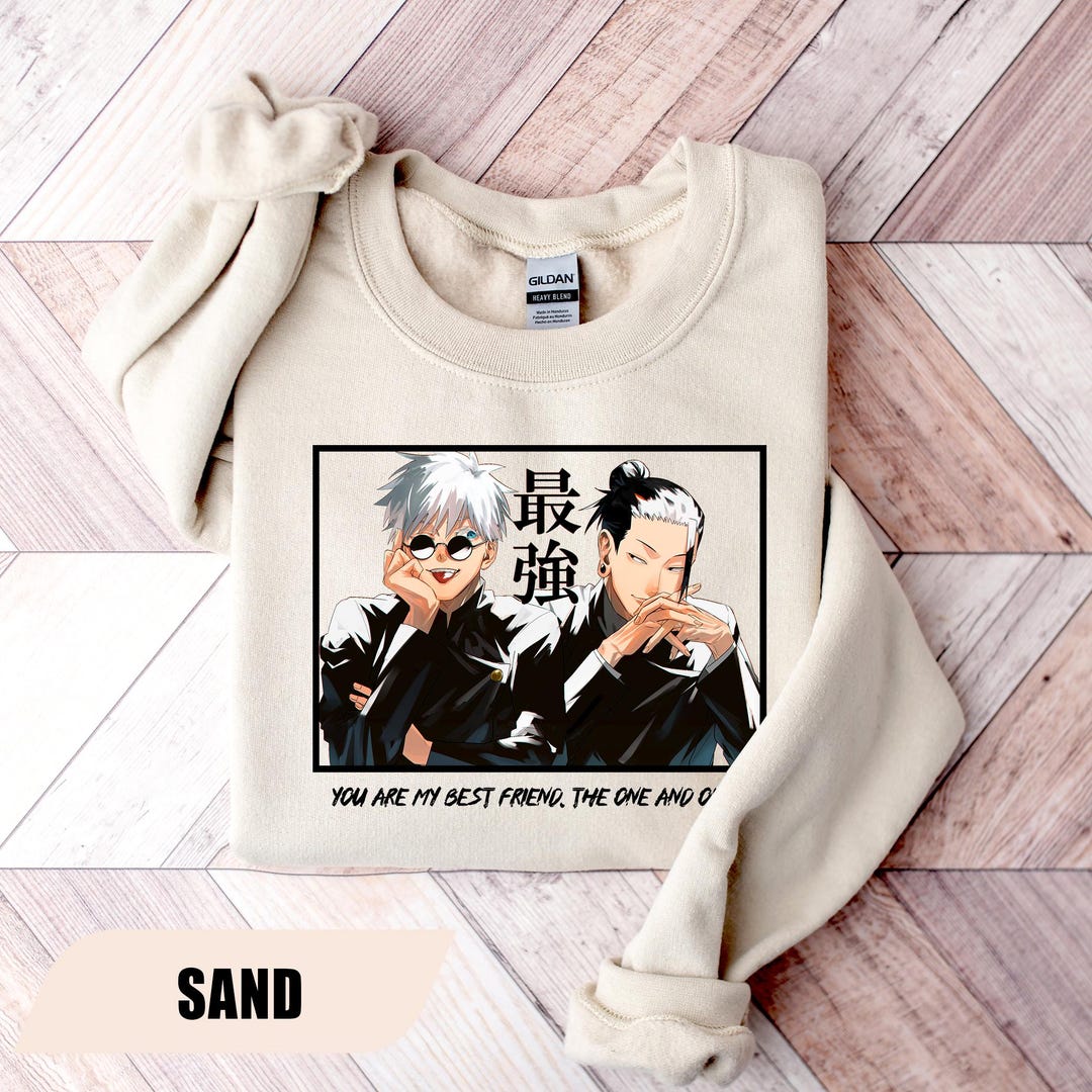 Gojo and Geto Sweatshirt, Gojo Satoru Hoodie, Jujutsu Kaisen Sweatshirt ...