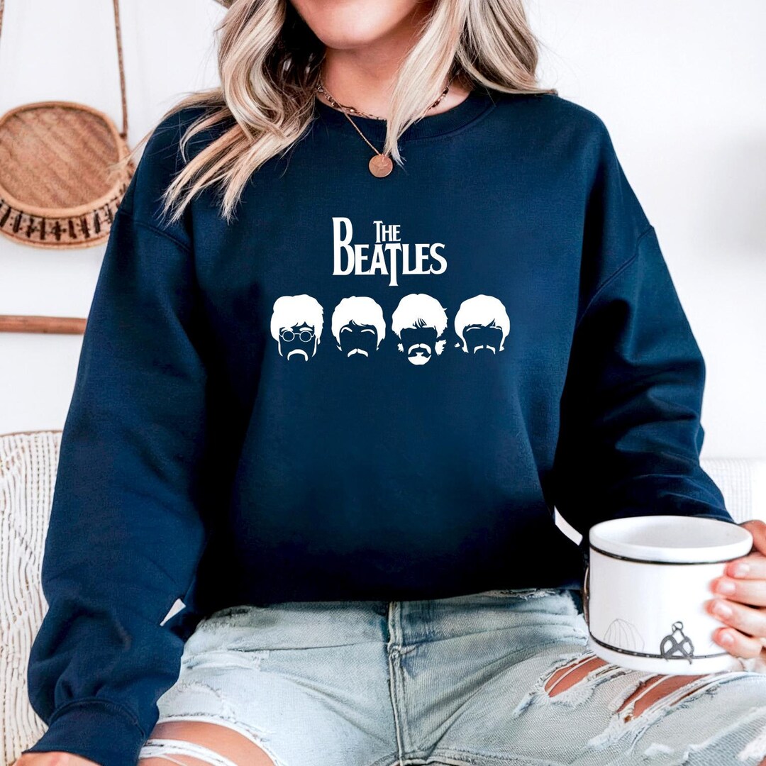 Retro the Beatles Crewneck Sweatshirt, the Beatles Lovers Shirt, Rock ...