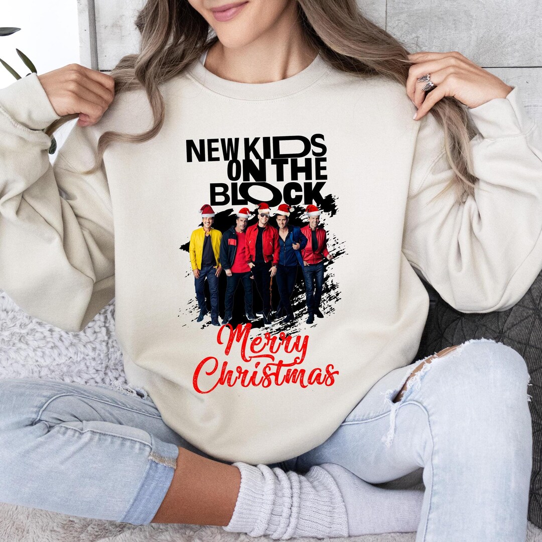 New Kids on the Block Christmas Sweatshirt, Nkotb Fan Shirt, Classic ...