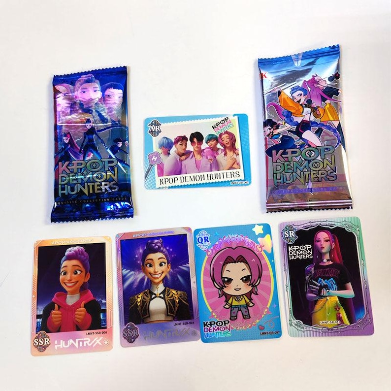 150 Pcs Kpop Demon Hunter Cards, K-pop Demon Hunter Trading Cards ...