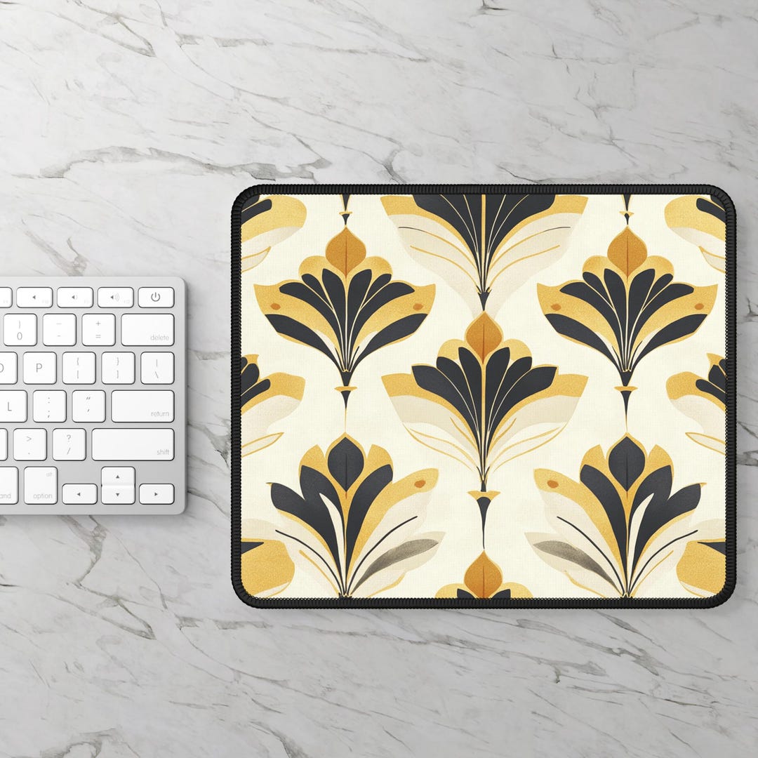 Mouse Pad, Artisanal Mouse Pad, Art Deco Mouse Pad, Colorful Mouse Pad ...