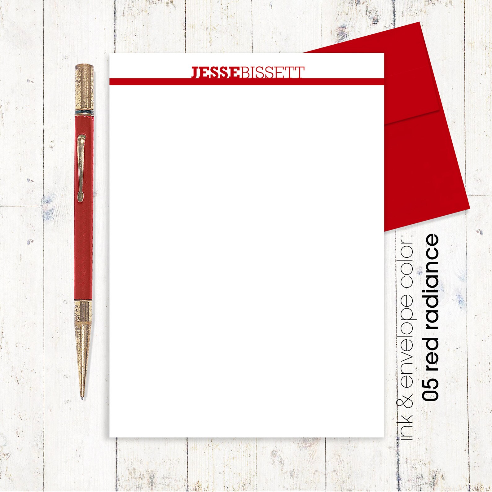 Personalized Notepad BOLD NOT BOLD Name Stationery | Etsy