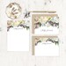 Personalized Note Card Set EXQUISITE SCRIPT MONOGRAM Women's Stationery ...