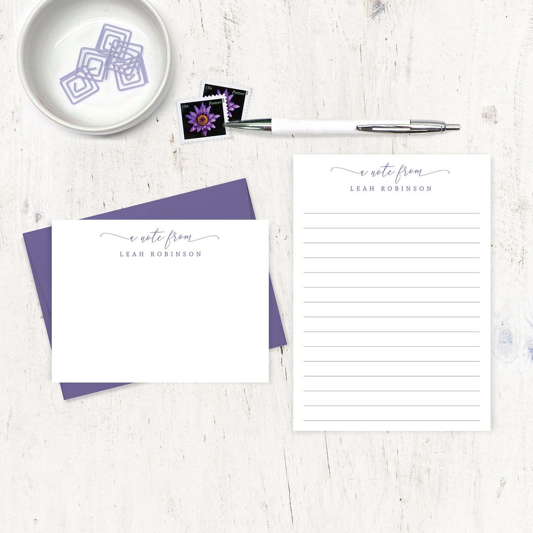 Mini Stationery Bundle - CLASSY a NOTE FROM - Modern Stationary Classic ...