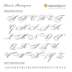 Personalized Notepad - CLASSIC MONOGRAM - Stationery - Stationary - Monogrammed - Traditional ...