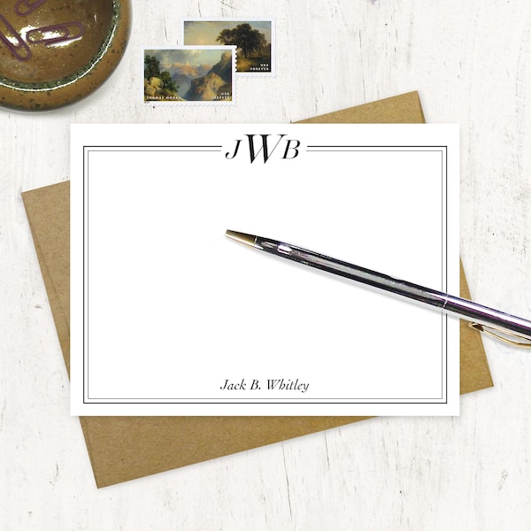 Masculine Stationery Letter Paper - Etsy