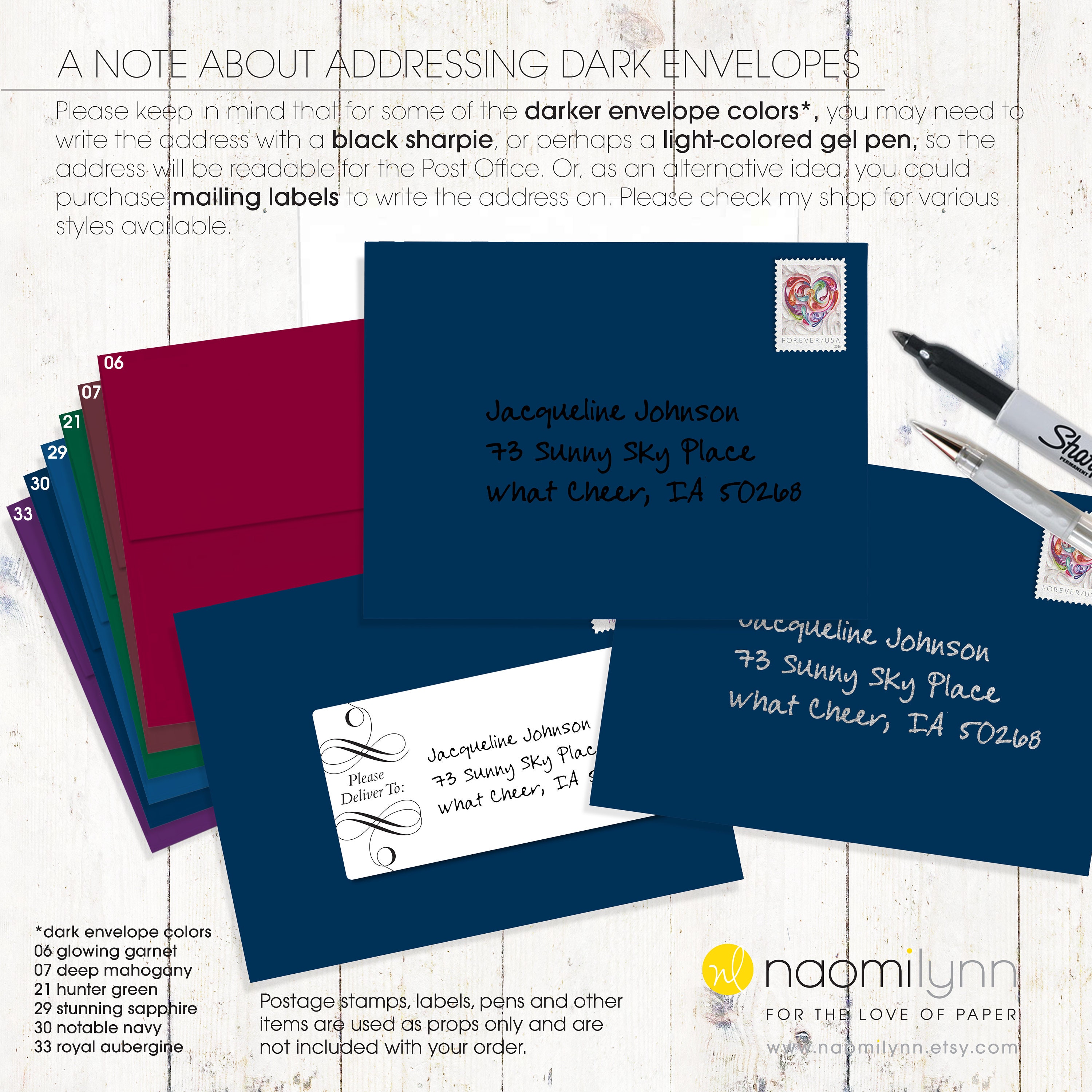 Personalized Note Card Set DOUBLE BORDER SCRIPT | Etsy