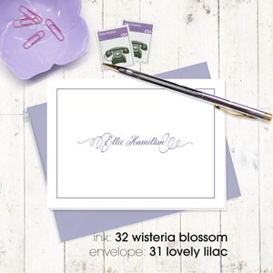 Personalized Stationery Set PERFECTLY ELEGANT Fancy | Etsy