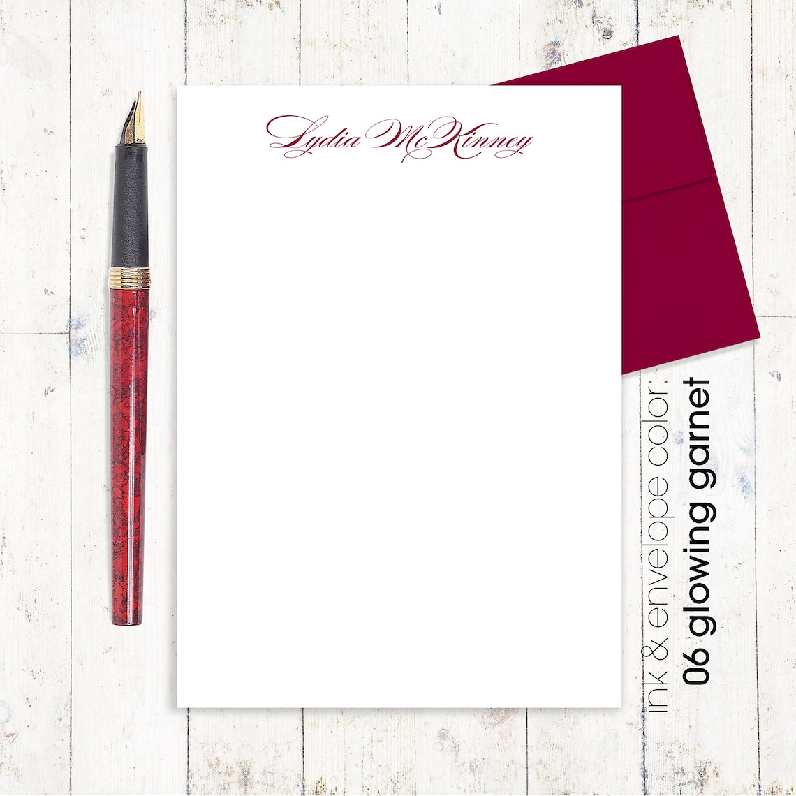 Personalized Notepad PERFECTLY BEAUTIFUL Letter Writing - Etsy