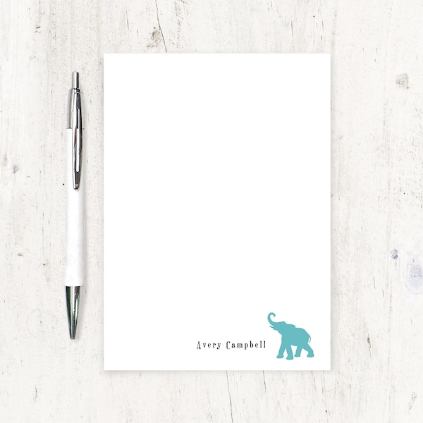 Elephant Notepad - Etsy
