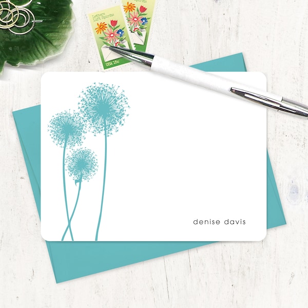 Dandelion Note Card - Etsy