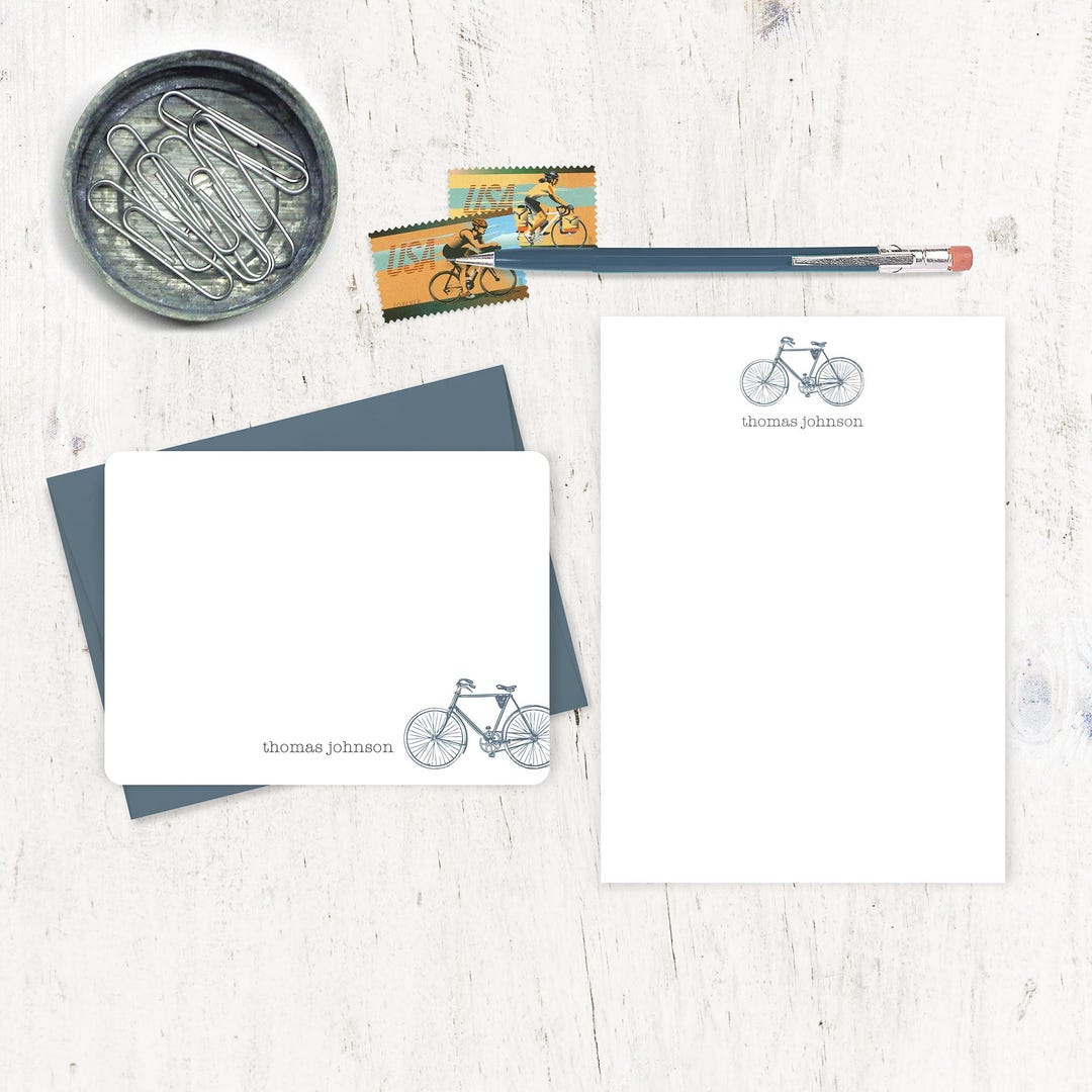 Mini Stationery Bundle - VINTAGE BOYS BICYCLE - Masculine Stationary ...