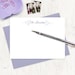Personalized Note Card Set PERFECTLY ELEGANT Feminine Stationery Fancy ...