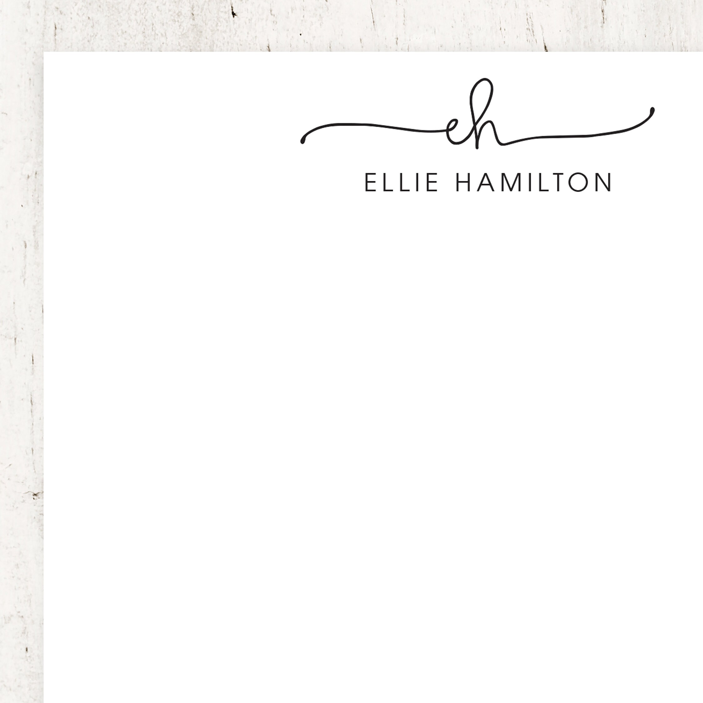 Personalized Note Card Set - MONOGRAM PERFECTLY CHARMING - Fun ...