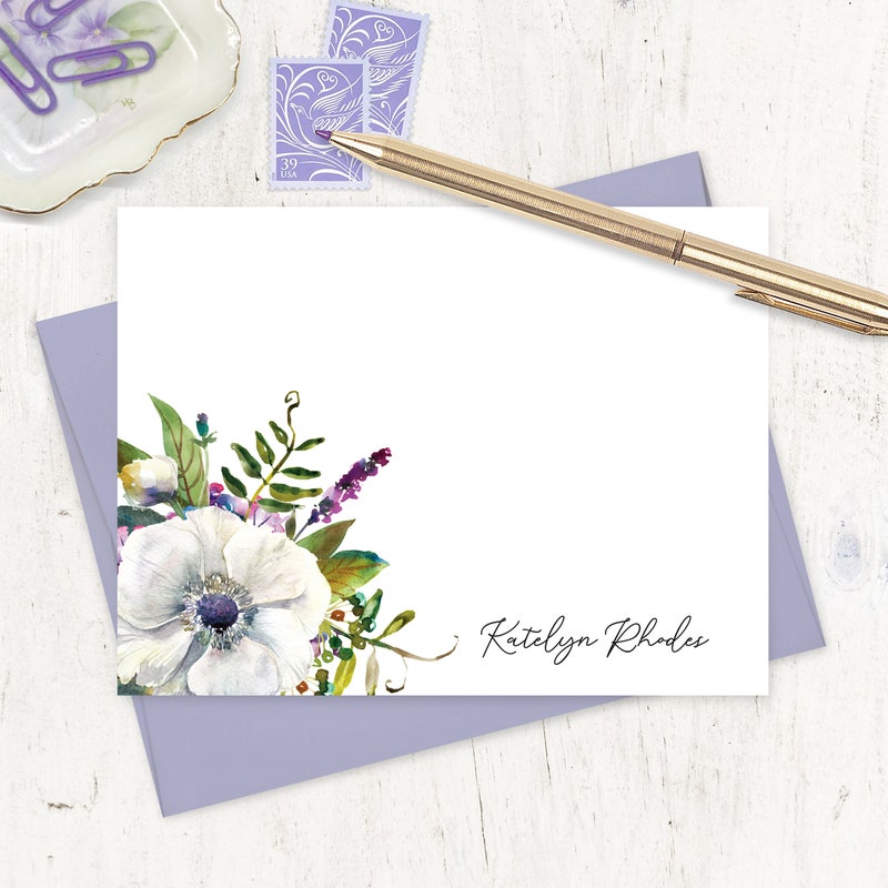 Floral Stationery - Etsy