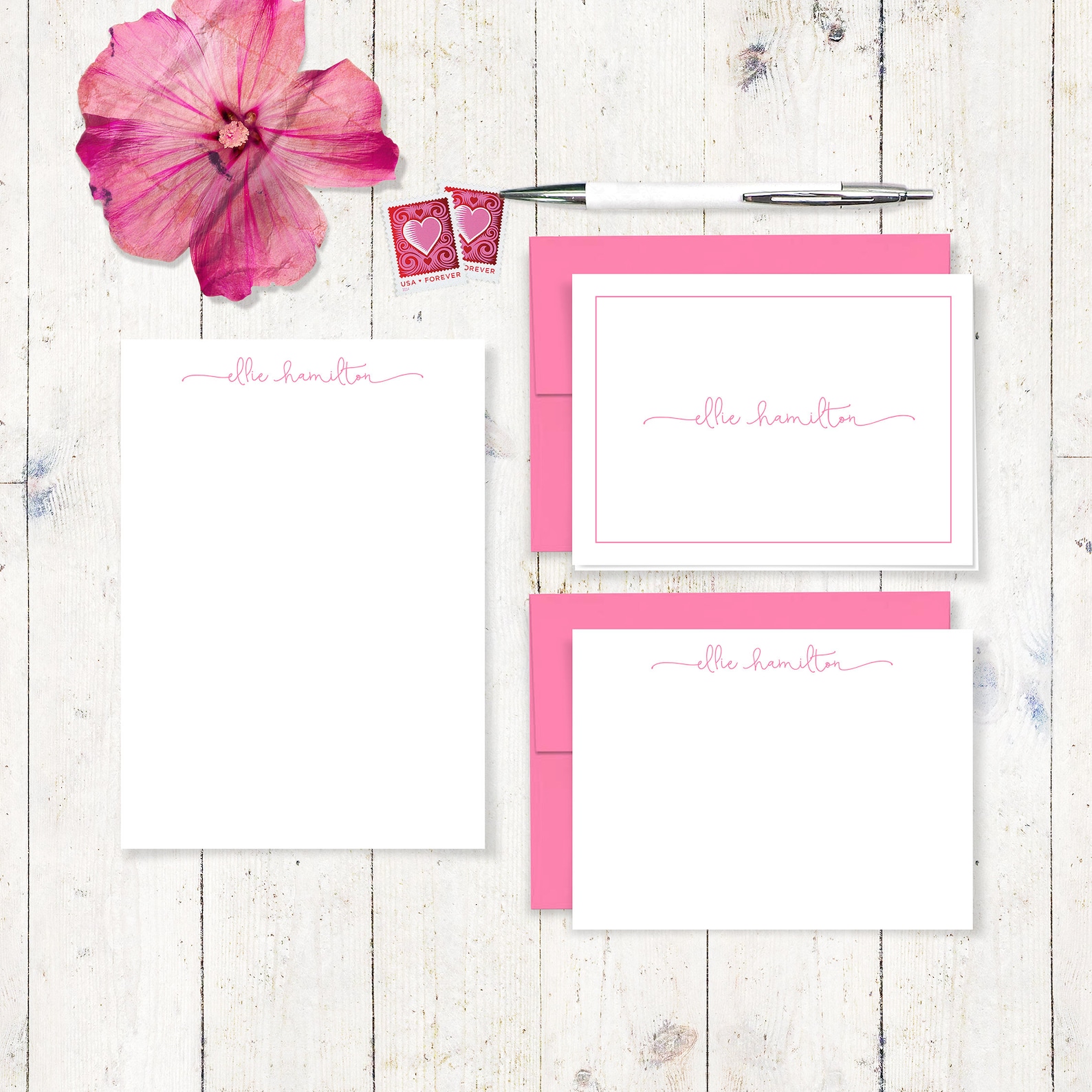 Complete Personalized Stationery Set PERFECTLY CHARMING - Etsy