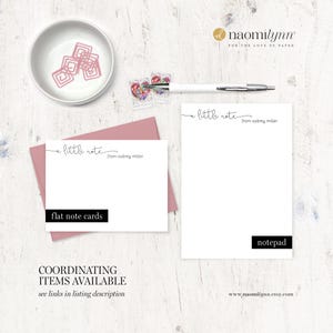 Personalized Note Card Set - HANDWRITING a LITTLE NOTE From - Fun ...