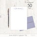 Personalized Notepad - PERFECTLY ELEGANT - Feminine Stationery - Letter ...