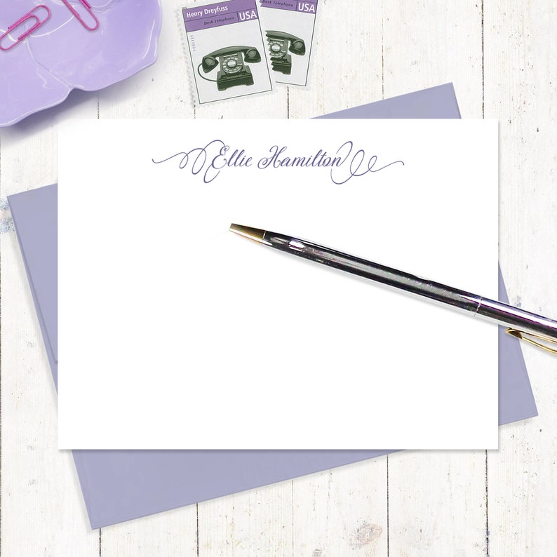 Complete Personalized Stationery Set PERFECTLY ELEGANT - Etsy