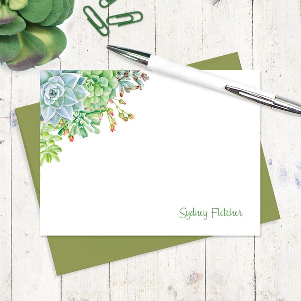 Flat Succulent - Etsy