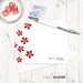 Personalized Note Card Set CHEERY CHERRY BLOSSOMS Custom Stationery ...