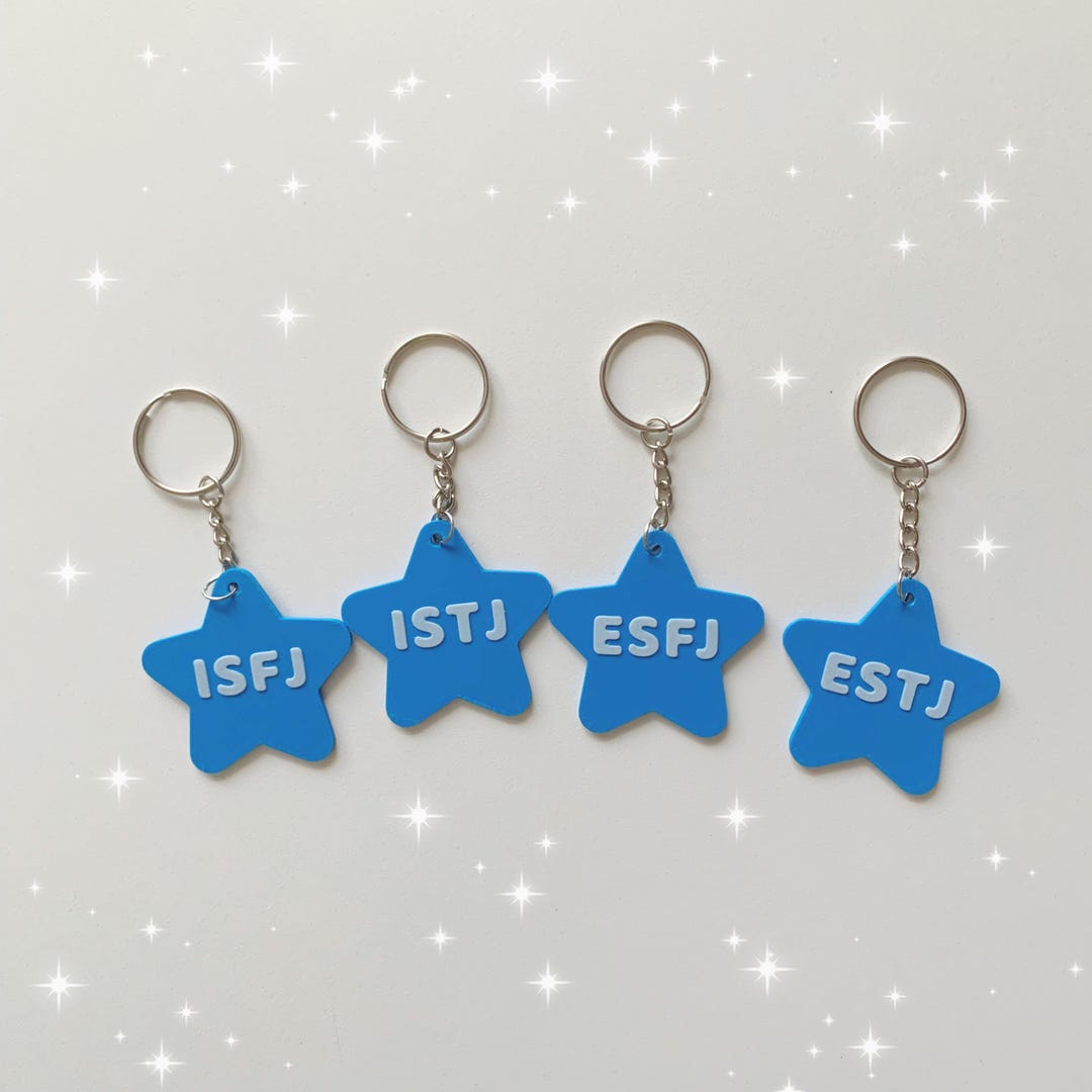 MBTI Star Keychain | Sentinels (istj, Isfj, Estj, Esfj) | Personality ...