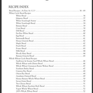 Digital Only PDF Breadman TR2500BC Ultimate Plus Manual & Recipe Guide ...