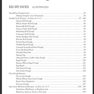 Digital Only PDF Breadman TR2500BC Ultimate Plus Manual & Recipe Guide ...