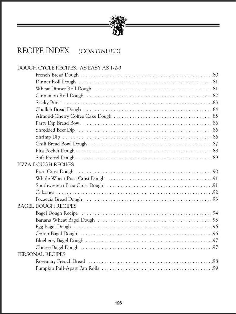 Digital Only PDF Breadman TR4000 Ultimate Plus Manual & Recipe Guide ...