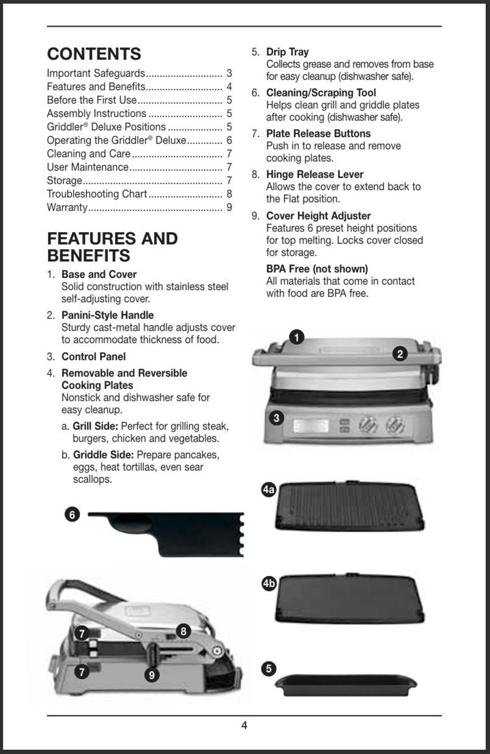 Cuisinart Griddler Deluxe Manual